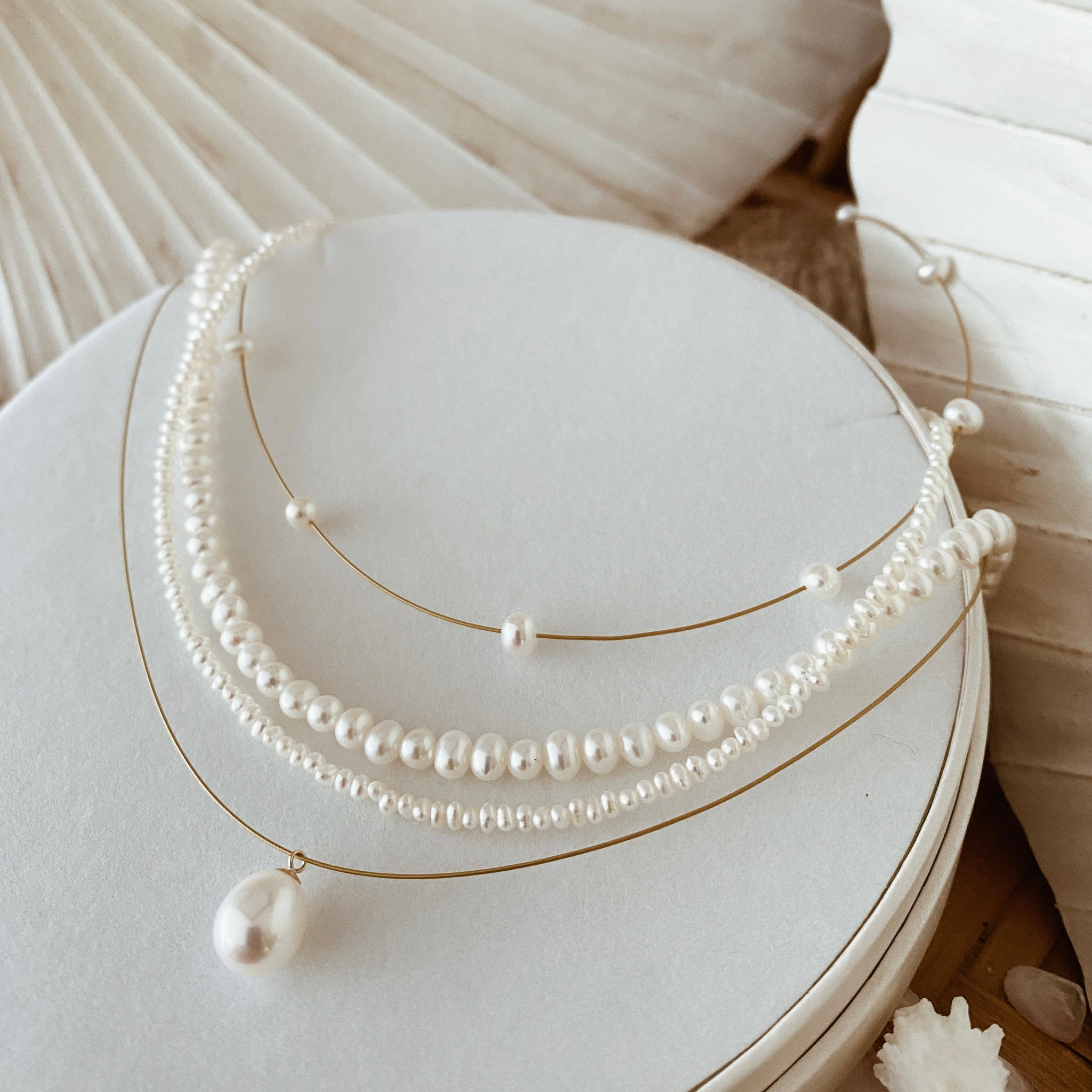 Elegant Pearl Necklace "Sheer Elegance" | Australian Designer Jewellery ...